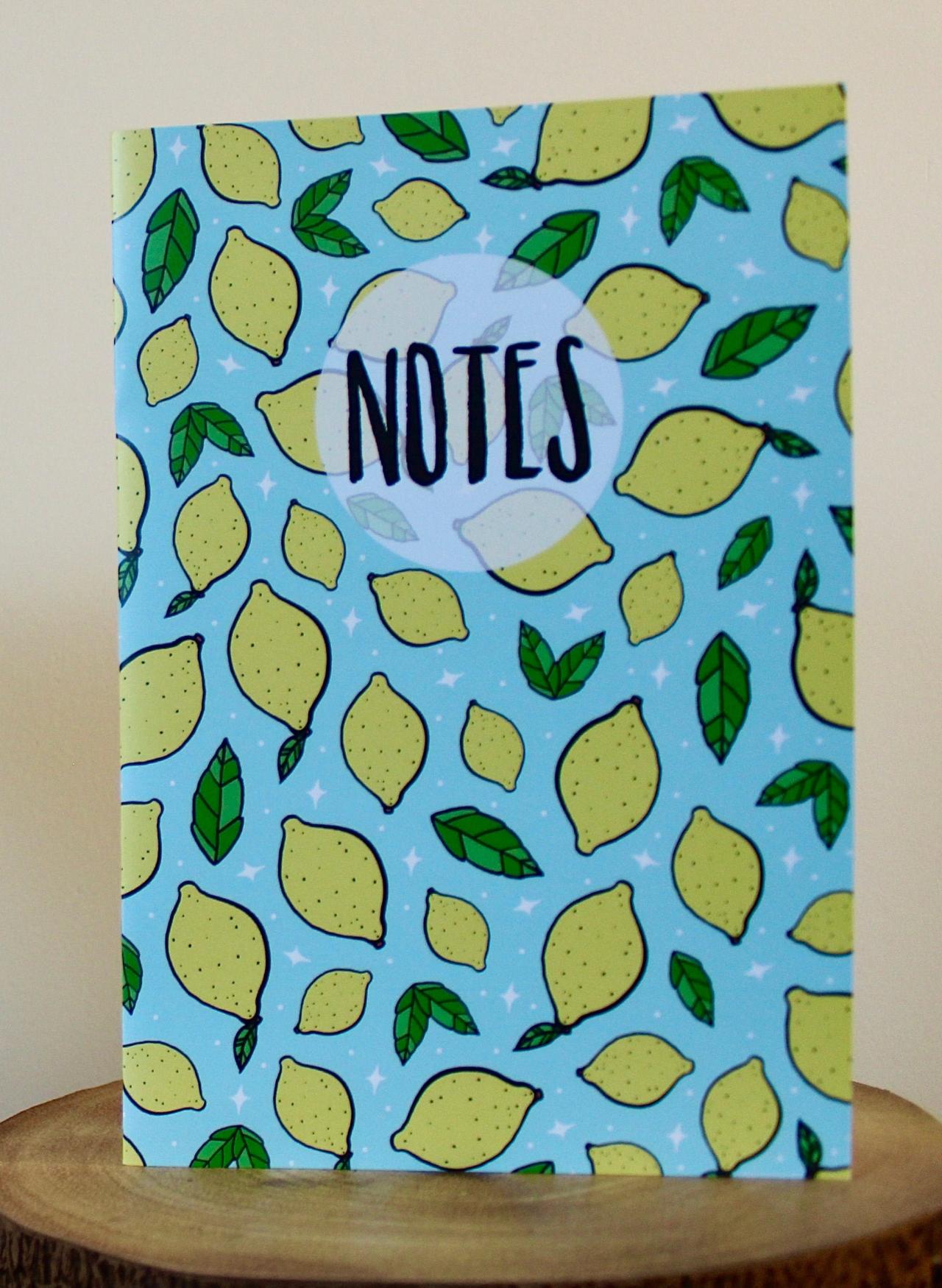 Lemon A5 Notebook on Luulla
